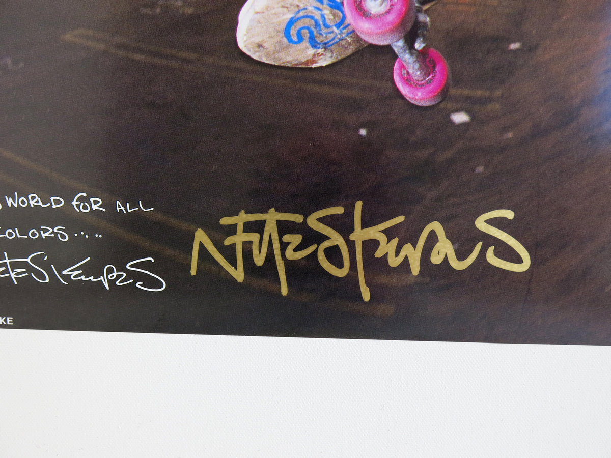 New Old Stock Transworld Skateboarding Poster, signed – Natas Shop